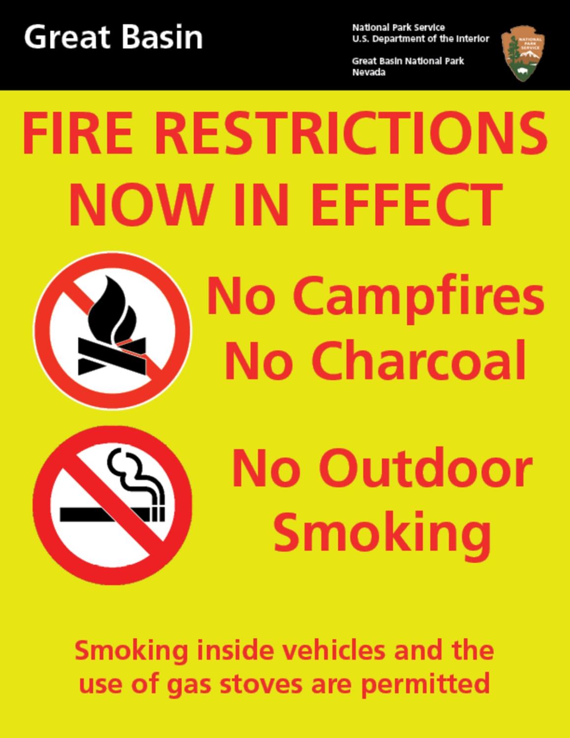 Restrictions In Place As Wildfire Danger Rises At Great Basin National Park