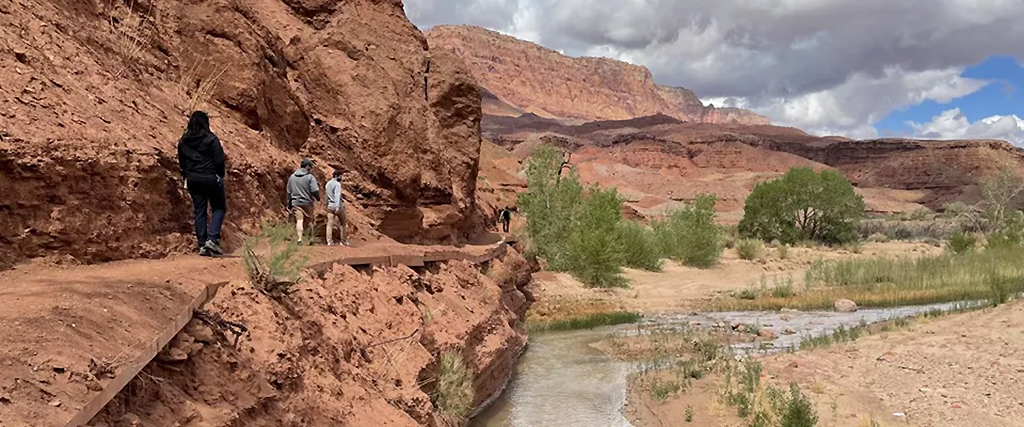 Hiking At Glen Canyon National Recreation Area