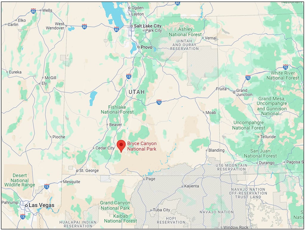 Getting To Bryce Canyon National Park