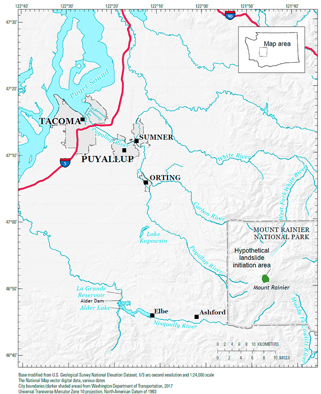 Mount Rainier Lahars – They Can’t Be Predicted, But They Can Be Simulated