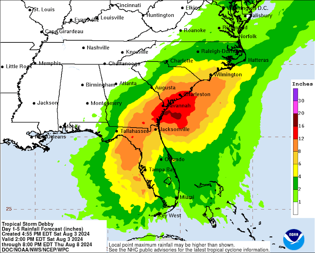 Tropical Storm Has Parks Bracing For Weather