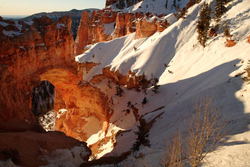 Red Rocks and White Snow | National Parks Traveler