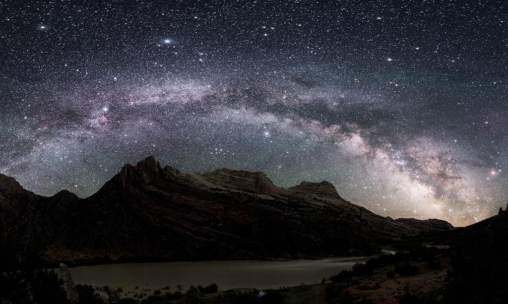 The Milky Way Over The Mitten Park Fault, Dinosaur National Monument ...