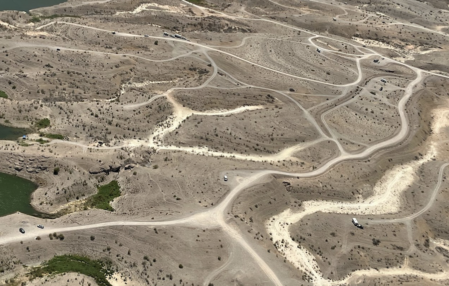 A Receding Lake Mead Has A Serious Illegal Road Situation